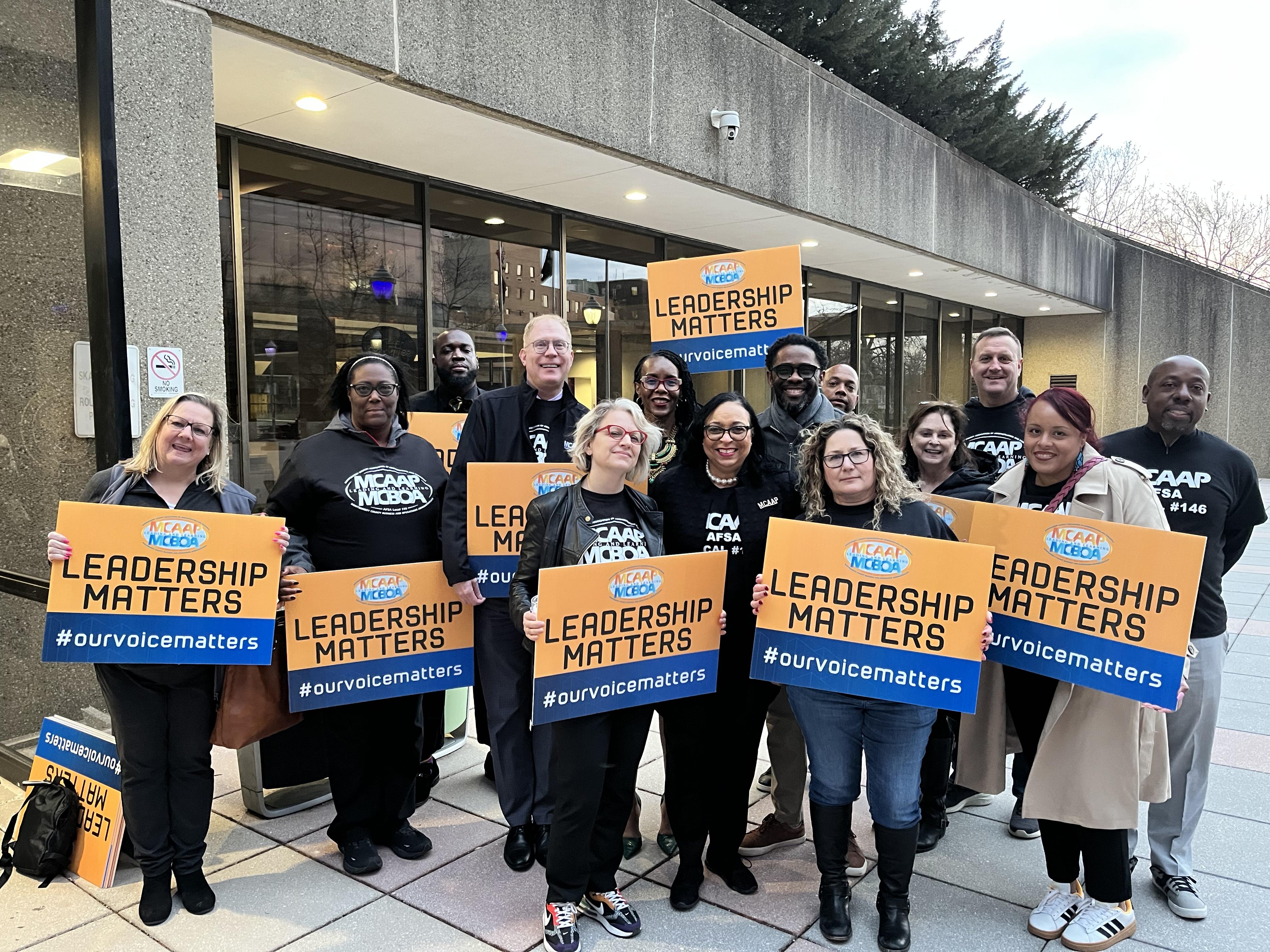 Montgomery County School Leaders Rally with Teachers and Community to Fully Fund School Budget ...